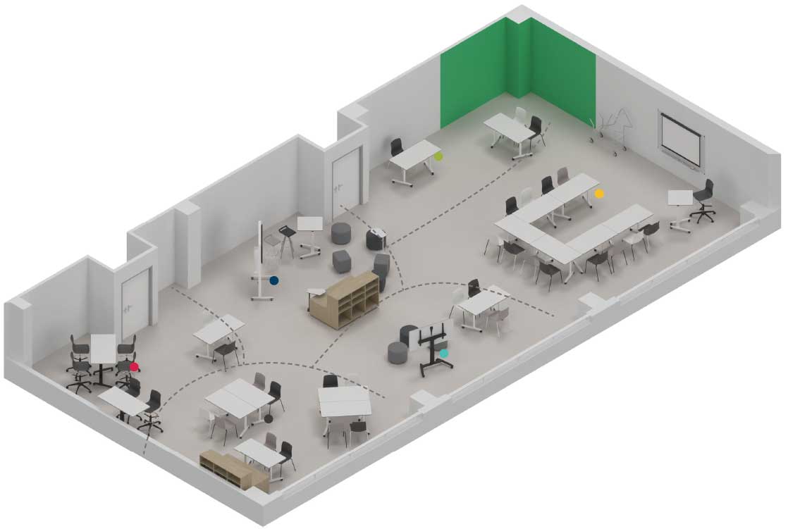 Diseño de aulas escolares y para empresas | Maieroffice